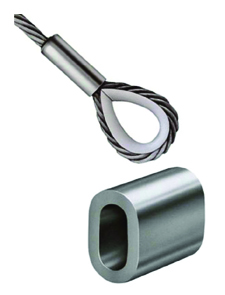 Pressa manuale per anelli in alluminio stringi fune - Rama Inox